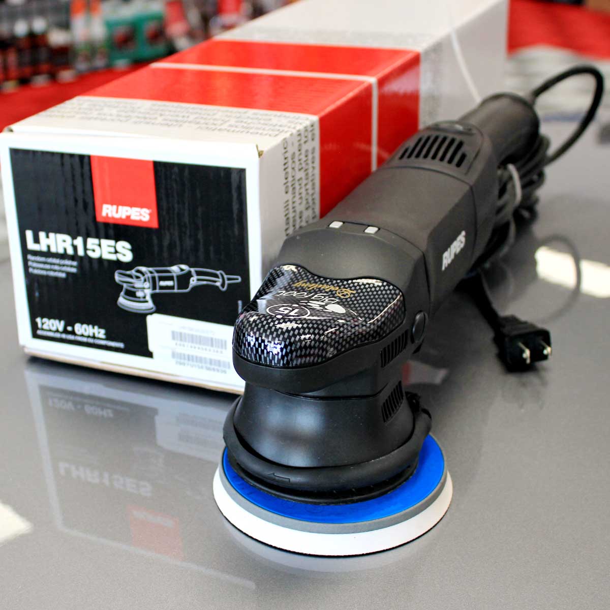 Rupes LHR 15ES Random Orbital Polisher | KC Auto Car Care