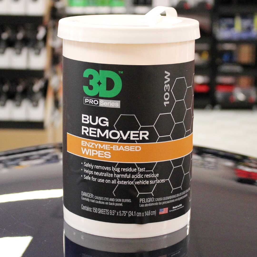 3D Bug Remover Enzyme-Based Wipes | KC Auto Car Care